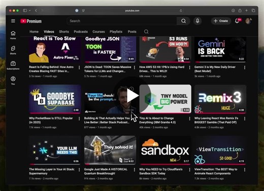 You re with Better Stack, the YouTube channel? Yes! Sort of I knew our YouTube channel was a success when I had to start explaining to people that Better Stack is more than just a media company.… | Juraj Masar | 17 comments
