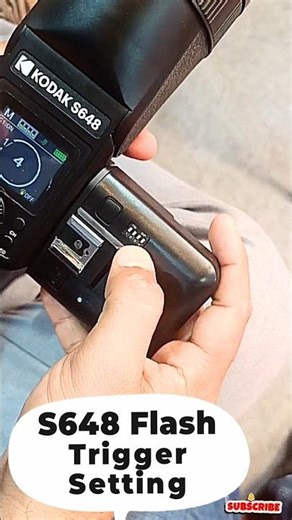 KODAK S648 Flash Trigger Setting #camera #cameraflash #flash #flashlight#triggers#sony#nikon #canon