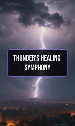 Discover the calming power of storms! #Health #Wellness #Thunderstorm #Relaxation