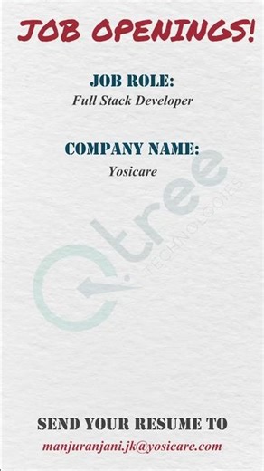 IT Hiring Alert 🔔 Full Stack Developer | Remote & Hybrid Opportunity
