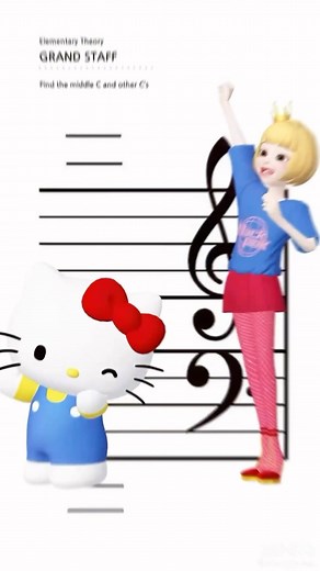 8 comments |  Okay this is the cutest thing ever ever ever and my students would love it! I’m wondering if the backwards bass clef is on purpose or if I’m missing something - I’m going to inquire and will let you know, and if YOU know, please fill me in. But so adorable right? Thanks to @rc.meta_music_school and @rcm_pianoqueen_seoul 勺勺 #hellokitty #cute #music | Piano Lessons Vancouver | Facebook