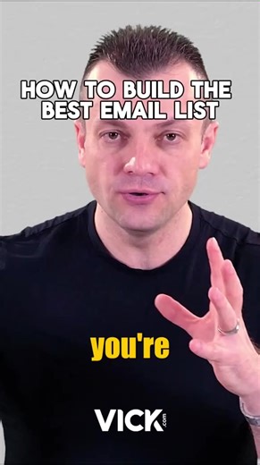 11 reactions · 4 comments | Build the best email list in affiliate marketing!  #EmailListBuilding #AffiliateMarketing #OnlineBusinessGrowth | Vick Strizheus - Four Percent | Facebook