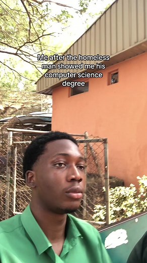 Me After the Homeless Man Shows Me His Computer Science Degree
