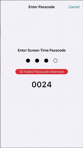 Entering The Screen Time Passcode Until It Unlocks Part 25
