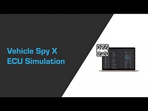 Vehicle Spy X ECU Simulation