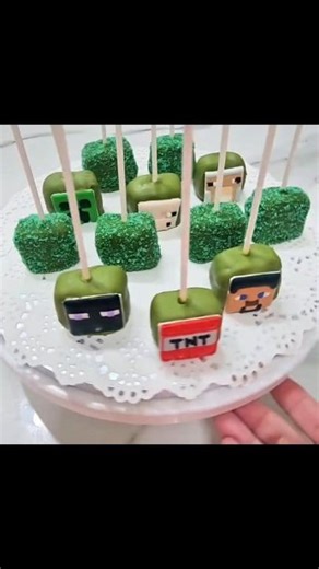 Minecraft cake pops. | Momma of boys