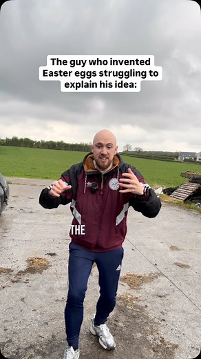 Definition of a hard sell. 🐣 #eastereggs #comedy #easter #chocolate #ireland #uk #usa | seamboyseam