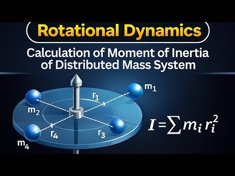 Moment of Inertia Made Easy |Rotational Dynamics Full Concept #physics