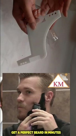 beared shaping tool .. how to shape beard easily with beared comb