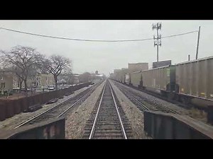 Front Row View, BNSF Racetrack thru Chicago