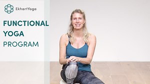 Join me with Anat and Marcel in our 3 week Functional Yoga Program on EkhartYoga.com and learn to adapt yoga for your own body. You might have already heard the term Functional Yoga but what does it mean? In short it’s about putting your attention on what is the effect we want from this pose instead of what it looks like. So we’re valuing function over form. When we talk about practicing yoga in a functional way we can think of it in terms of three questions: 1 What is the function of the pose? 