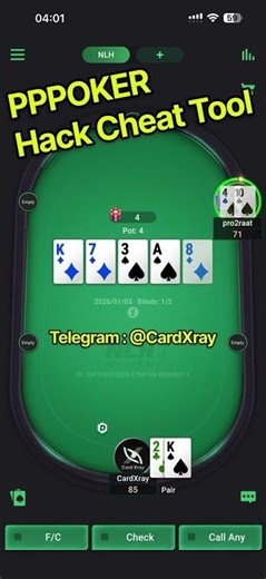 PPPoker Edge Hack 2026 – Full Table Scan Demo #xpoker #clubgg