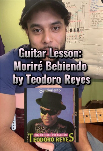 Moriré Bebiendo guitar lesson‼️🎸 Feel free to message me for private lessons, virtual or in person. #Bachata #guitarlesson #learnontiktok #learning ##dominicanrepublic