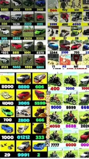 Indian Bikes Driving 3D || All NEW CHEATS CODES #shorts #short