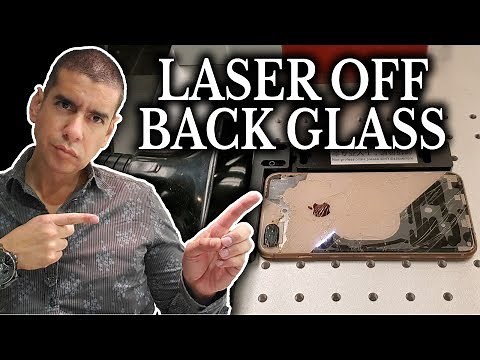 iPhone Back Glass Laser Replacement | Easiest Way How To Repair With Machine