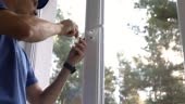 window service worker installing handle on plastic frame