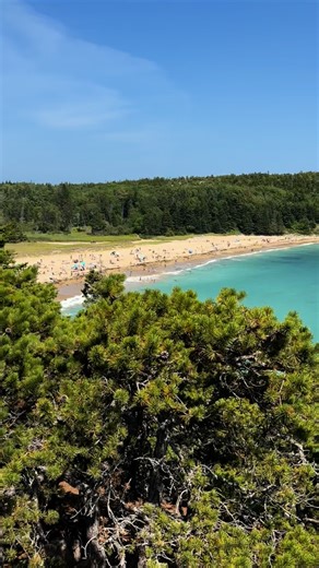 11 reactions | The Ocean Path just above Sand Beach in Acadia National Park shows the aqua blue color of the Atlantic Ocean. It appears more like the waters in the Caribbean than the typically darker waters of the Atlantic from this vantage point. | Inspiration Travelers | Facebook