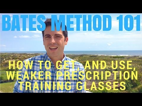 Bates Method 101: How To Use Training Glasses
