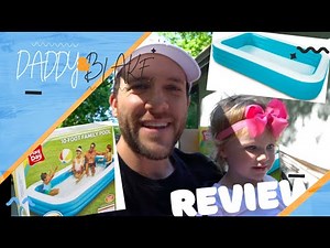 Play Day Rectangular Inflatable Family Pool - REVIEW