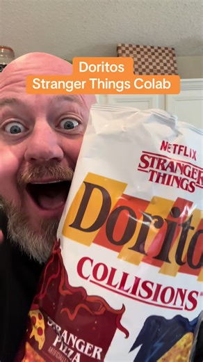 Found these Doritos Stranger Things Collisions hiding in my pantry and they were WAY too good not to review 😳🔥 Cool Ranch Stranger Pizza is a wild combo—but it works! Now I need to know… should Doritos bring these back? 👀🍕 #Doritos #StrangerThings #SnackReview #FoodTok #ChipsTok