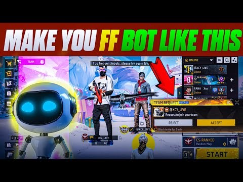 Make Your Own FF Bot 😱 | Auto Team Accept Bot Free Fire | 100% Working