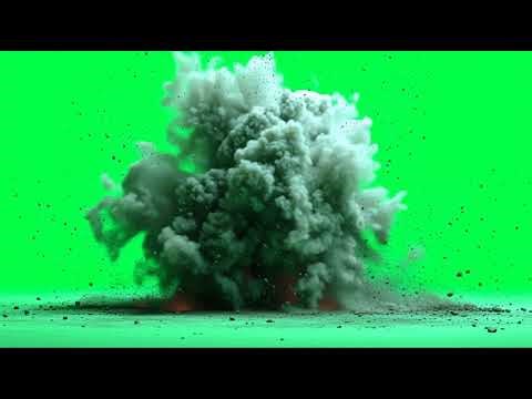 Free Green Screen Dust Explosion Effect | Debris Cloud VFX