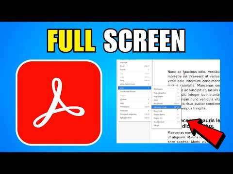 How To Full Screen Adobe Acrobat (2026) (Complete Guide)
