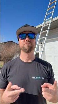 How to safely use a ladder