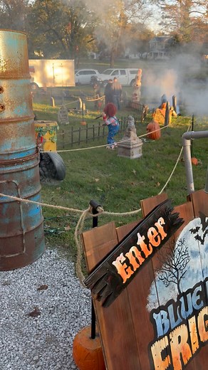 3.5K views · 59 reactions | FREE ADMISSION to the haunted maze right behind the yellow house! Come out and go through as many times as you’d like!  | Cabin Fever Embroidery & Gifts | Facebook