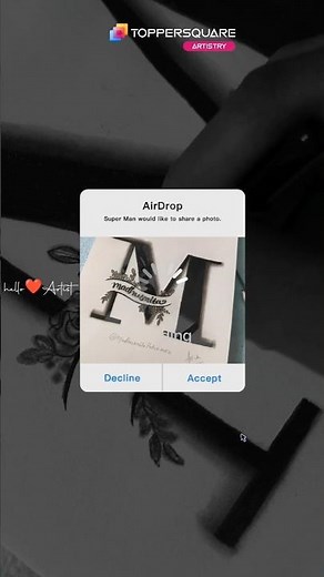 Tutorial: M Letter Name Art ✨ | Step By Step For Beginniners 💕 #yt #shorts #nameart #viralshorts