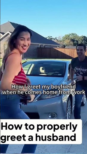 How to properly greet a husband 😍 ##couplegoals##marriagegoals#teamkashly