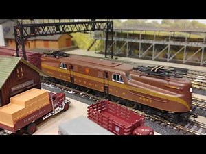 1956 PRR Electrics GG1 and P5a Philadelphia and Horseshoe Curve HO scale Pennsylvania Railroad