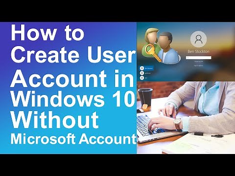 How to create user account in Windows 10 without Microsoft Account