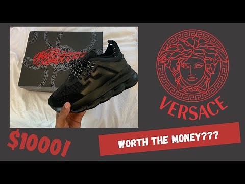Versace Chain Reaction Unboxing & On Feet Detailed Review