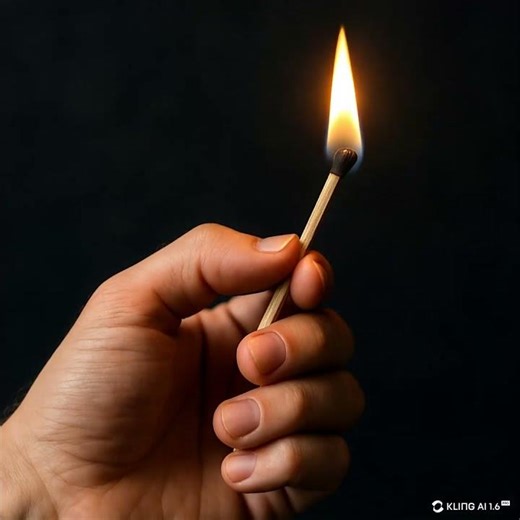 Burning Matchstick – Realistic Flame Animation