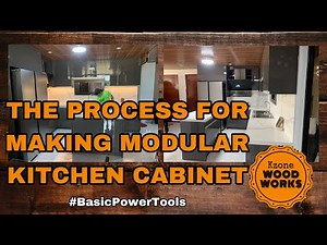 The Process For Making Modular Kitchen Cabinet | Kzone Woodworks