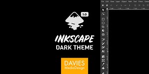 Inkscape 1.0 Dark Theme Set Up | Davies Media Design