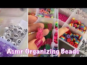 Asmr Restocking and Organizing Beads Part 2 | Beadtok | Tik Tok Compilation