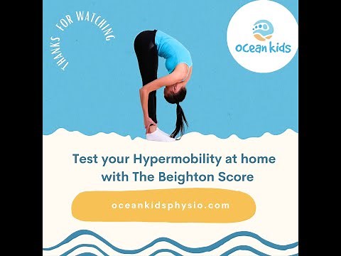 Test your child's hypermobility at home, using the Beighton Score!