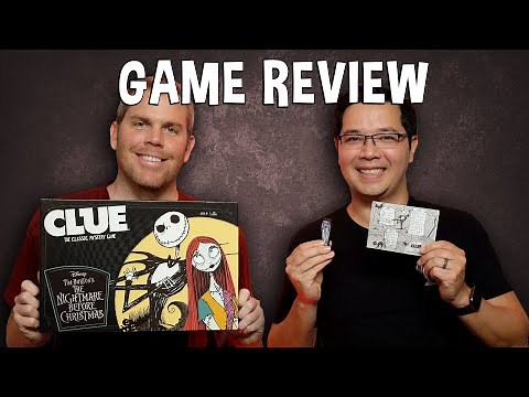 Clue - Tim Burton's The Nightmare Before Christmas - Board Game Review