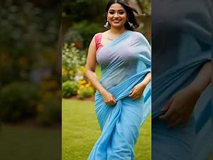 Beautiful Saree Back Pose 🩵 | Stylish Girl Back Tattoo Look 🔥 | Trending Saree Video 2025”