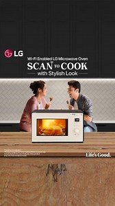Celebrate the beginning of their forever with a gift that makes every meal a joy. The WiFi Enabled LG Scan To Cook Microwave Oven transforms cooking into a breeze, ensuring delicious moments are always just a touch away. Here's to a lifetime of effortless meals together! 💖✨ Know more at: https://bit.ly/3ToTiVX #LG #LGIndia #LifesGood #LGScanToCook #LGMicrowave #LGCharcoalMicrowaveOven #LGThinQ #CookingMadeEasy #Microwave #WeddingSeason #WeddingEssential #WeddingGift | LG Global