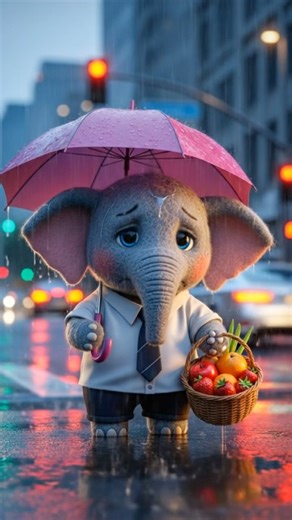 #DreamScreenAI #cute #sad #cuteanimals #cuteanimals #cartoon #sadstory #babyelephant