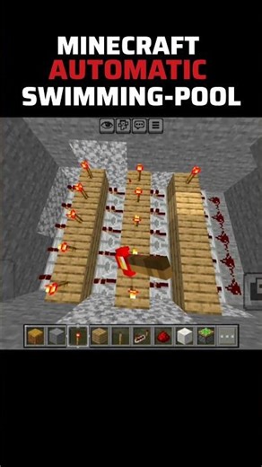 MINECRAFT SWIMMING POOL TUTORIAL||#minecraftshorts #minecraft #minecraftbuildhacks #gamerfleet