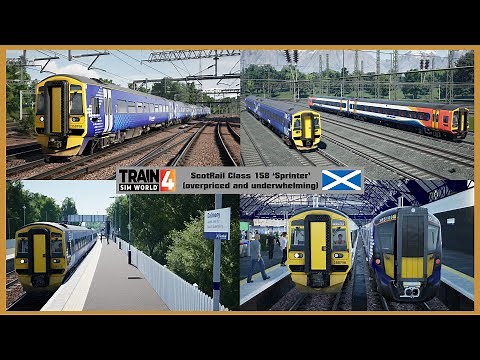 ScotRail Class 158 review ~ Train Sim World 4
