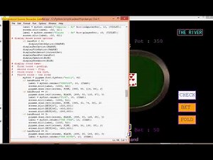 Python Pygame Poker version 3