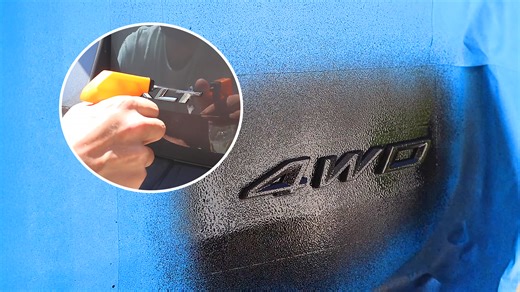 DIY car emblem blackout – cheap and easy!