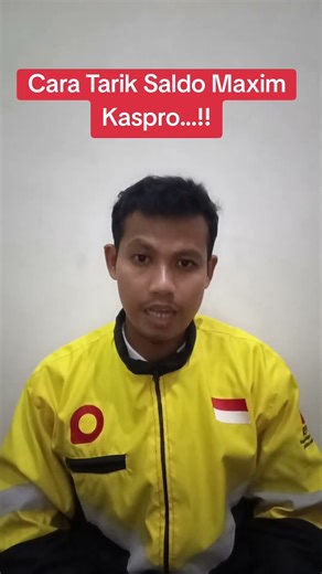 Cara Tarik Saldo Maxim Kaspro ~ Tutorial Tarik Saldo Maxim Kaspro ~ Maxim Ojek Online