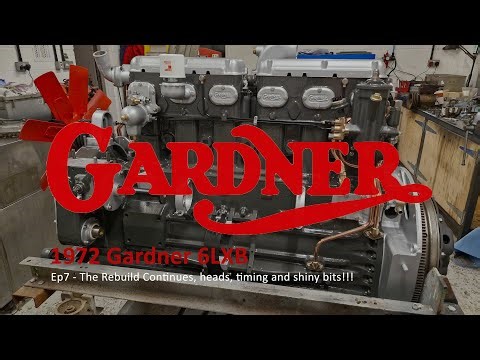 Gardner 6LXB 180 Overhaul Part 7 - Heads, Timing and Shiny bits.... Atkinson Borderer