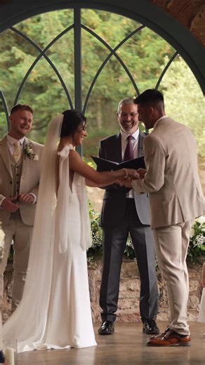 Daniel Rizzo - (Danny) Luxury Wedding & Elopement Filmmaker on Instagram: "When Nathan, the groom, couldn’t get Amy’s ring on her finger during the vows he took matters into his own hands. 😂 Nathan was never not getting that ring on that finger! 😂 #funnywedding #weddingreel #weddingfunny #funnymoments😂❤️ #scottishwedding"